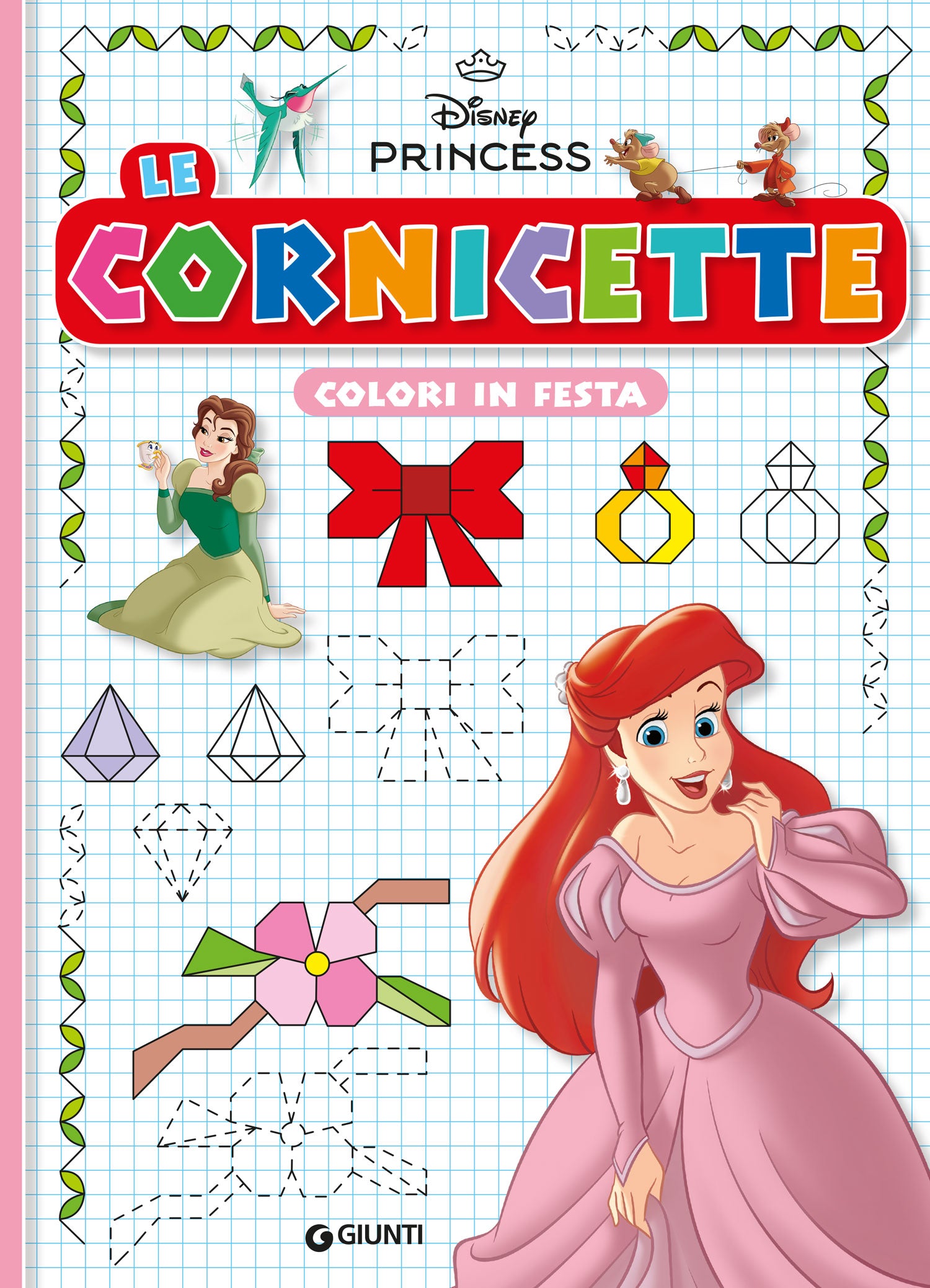 Colori in festa Le cornicette Disney Princess | Walt Disney | Giunti ...