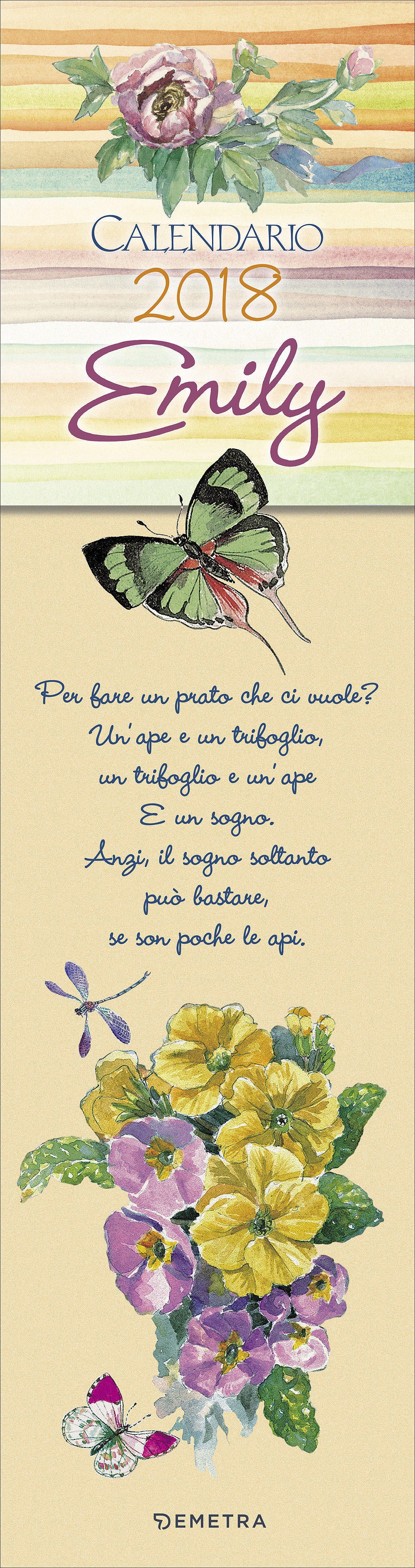 Emily - Calendario 2018 | | Giunti Editore